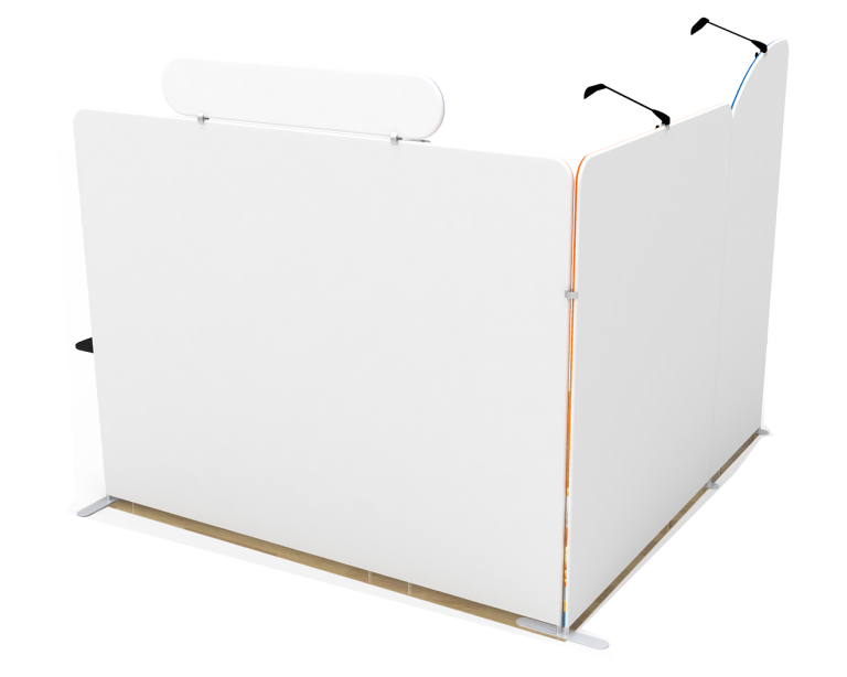 10ft Trade Show Booth for Healthy Breakfast Foods | Display for Oatmeal ...